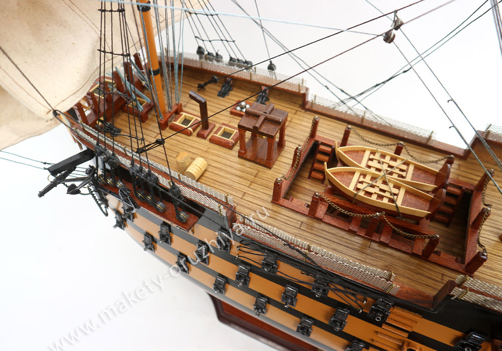 Цветная модель корабля HMS Victory 1765, большой размер купить TS-0001-P-80